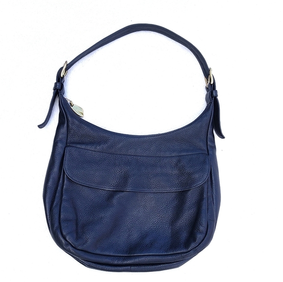 Libaire | Bags | Vintage Libaire Black Leather Shoulder Hobo Bag ...